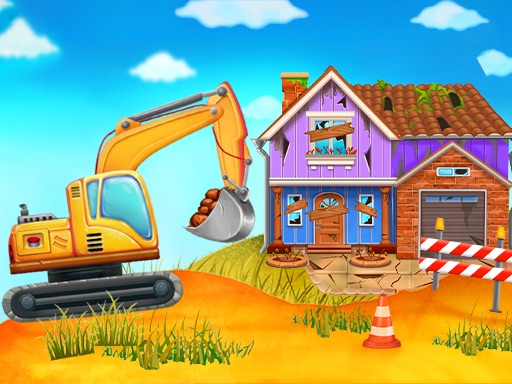 Juego ¡Construye y Diviértete con tu Camión de Construcción! Online Gratis